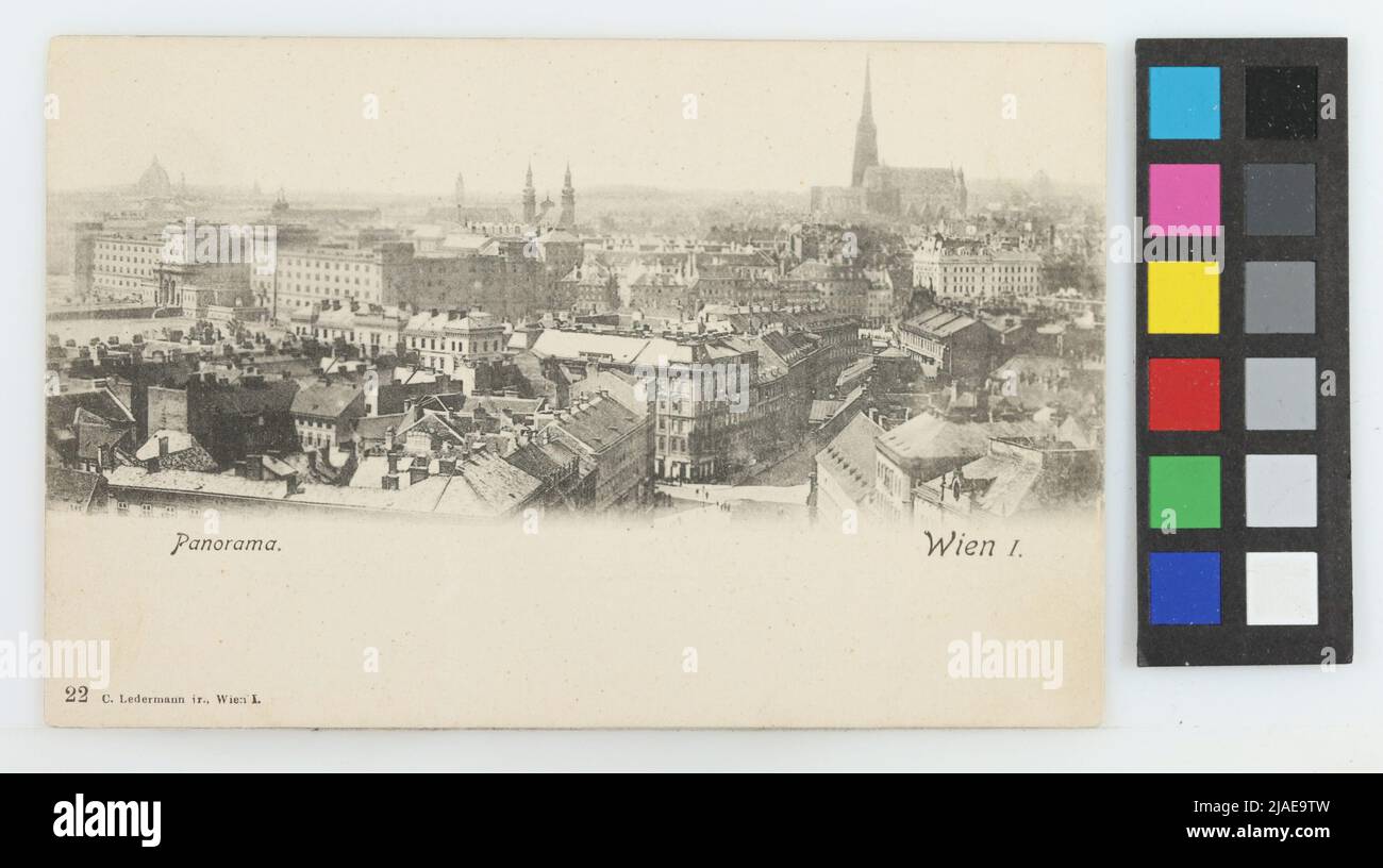 2nd, panorama from some of the Leopoldstadt, view towards the inner ...