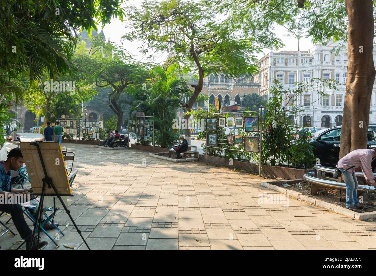 Walkway in colaba hi-res stock photography and images - Alamy