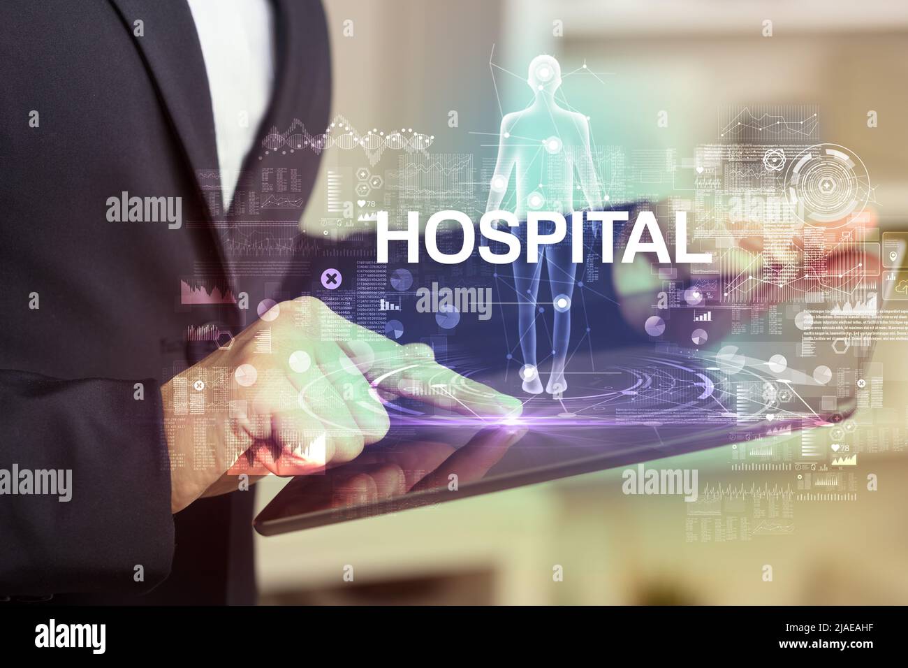 Electronic medical record, tech concept Stock Photo - Alamy