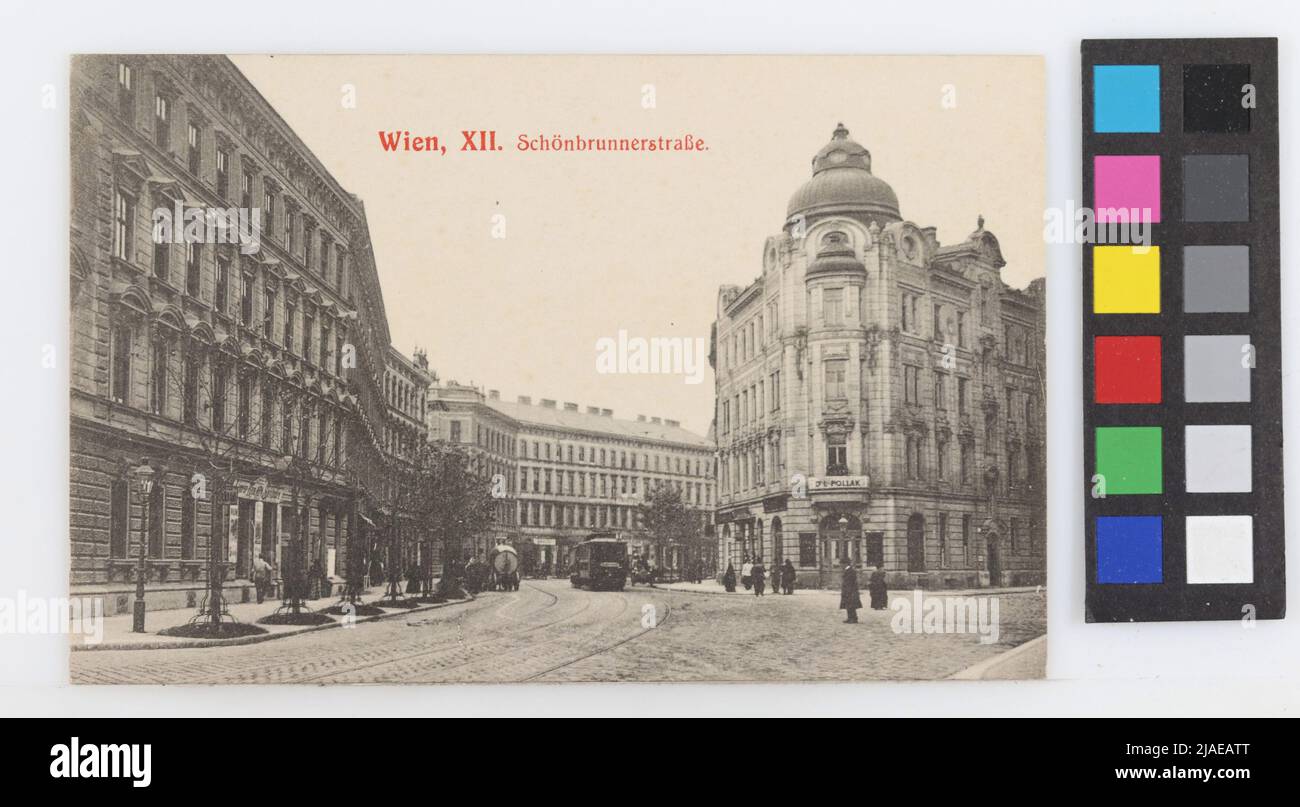 12., Schönbrunner Straße - View from Höhe Ruckergasse towards ...