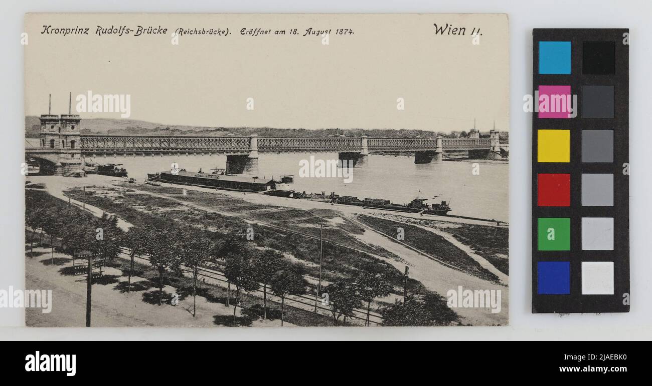 Donauststrom-Reichsbrücke (formerly Crown Prince-Rudolf Bridge ...