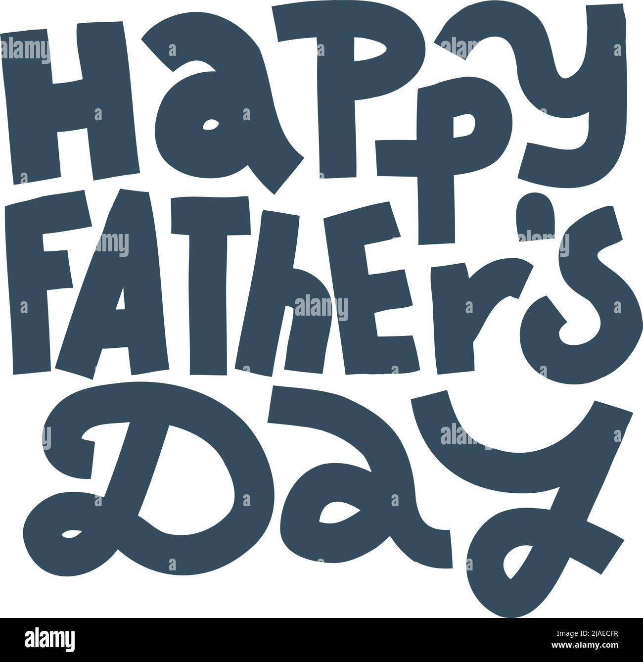 Happy Fathers Day lettering Stock Vector Image & Art - Alamy
