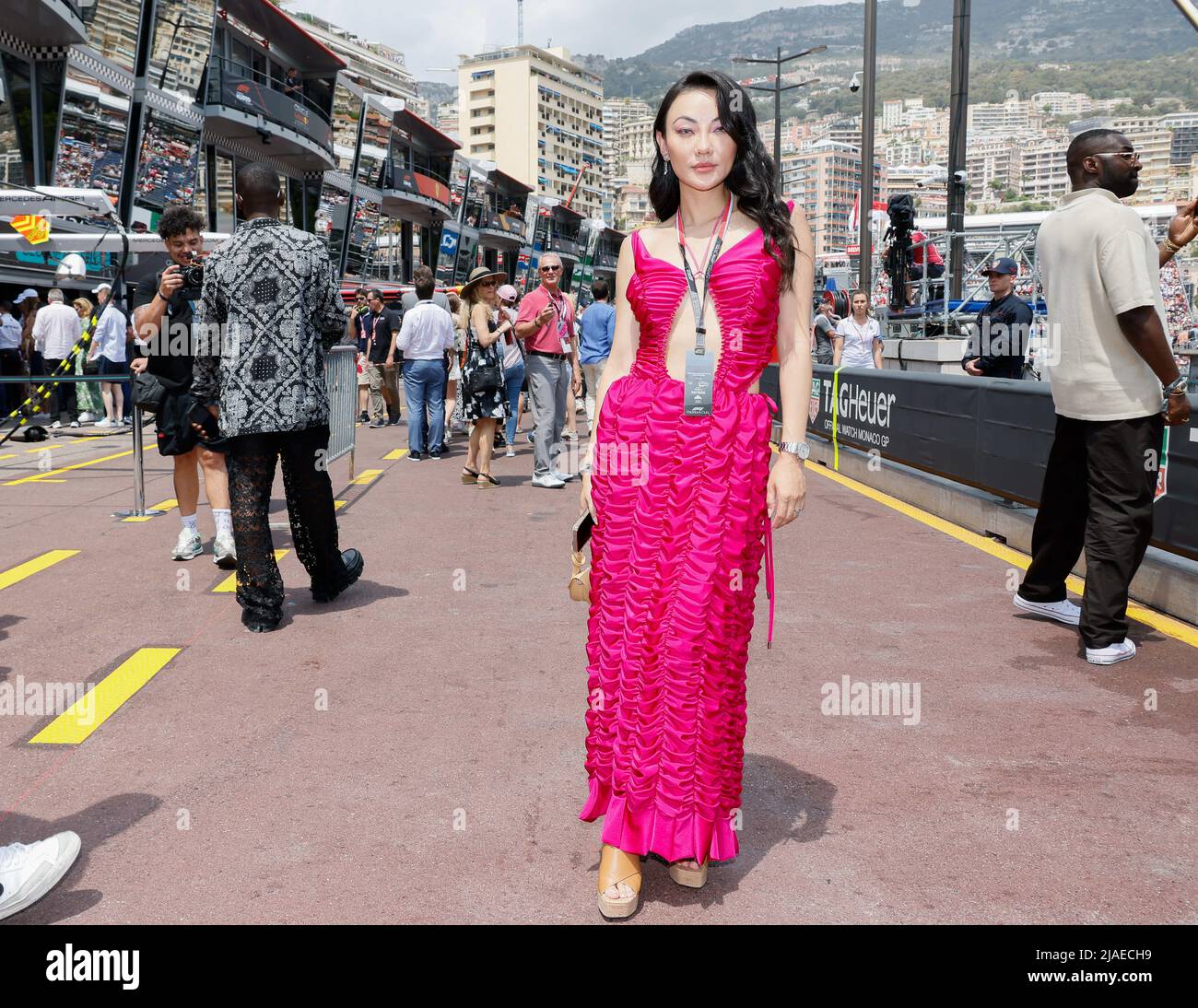 Jessica Wang is spotted at Grand Prix of Monaco on May 29, 2022 in ...