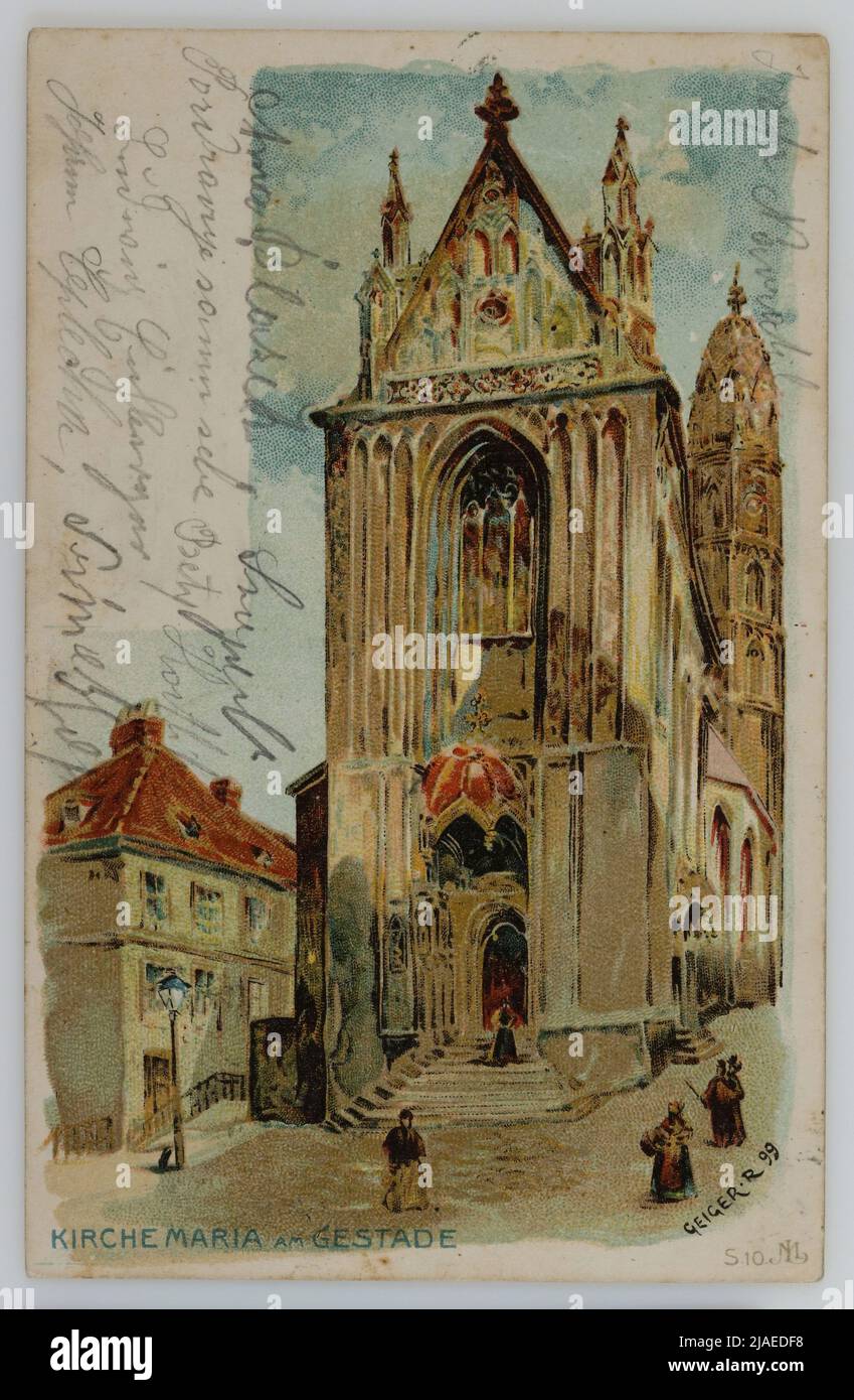 Kirche Maria in the sided. Johannes Miesler (1851-1905), PROFERER ...