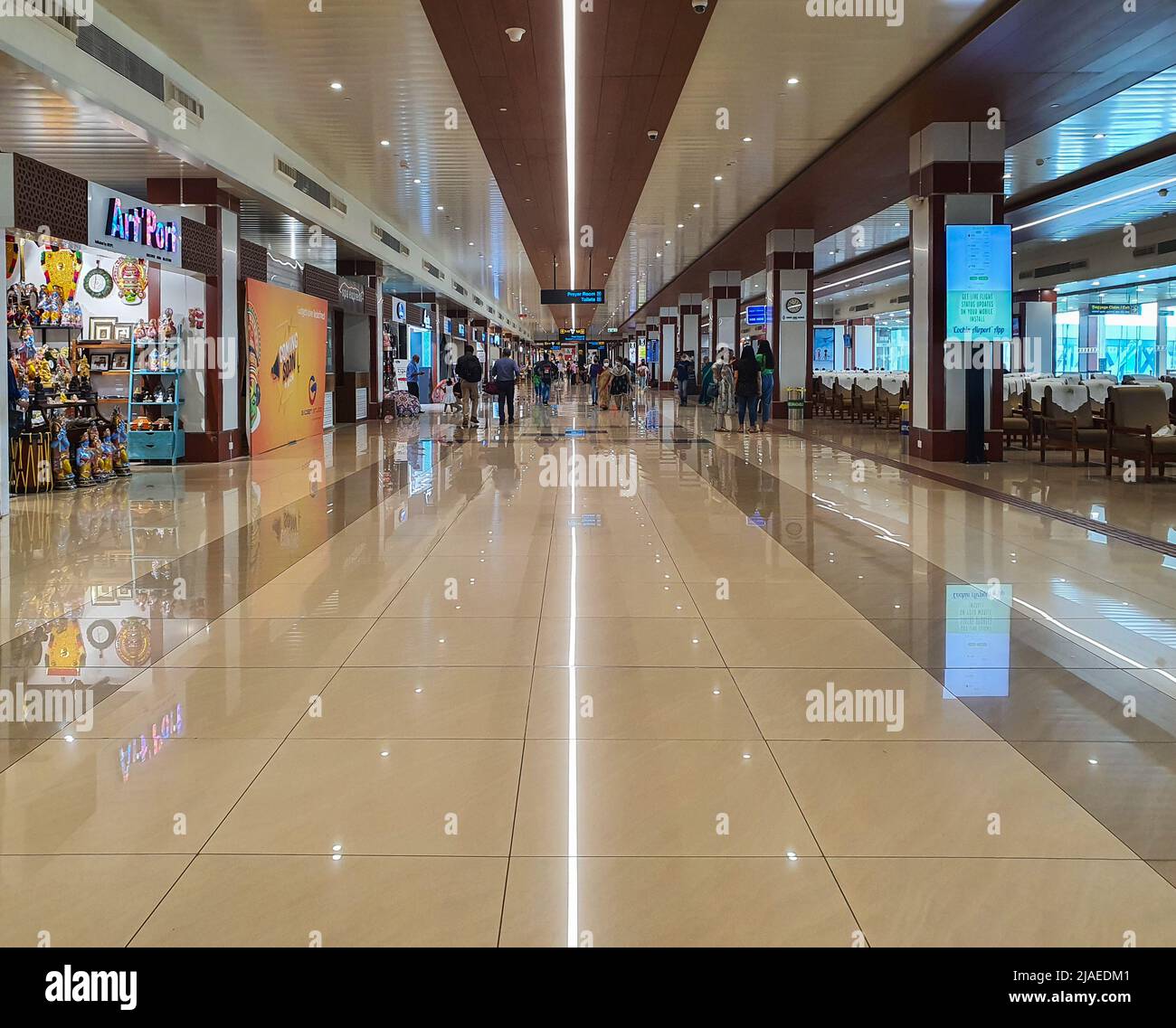 Kochi, India - March 12, 2022: Kochi domestic terminal airport ...