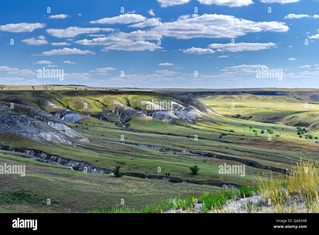 Chalk Mountain Nature Park Don, Volgograd region, Russia Stock Photo ...