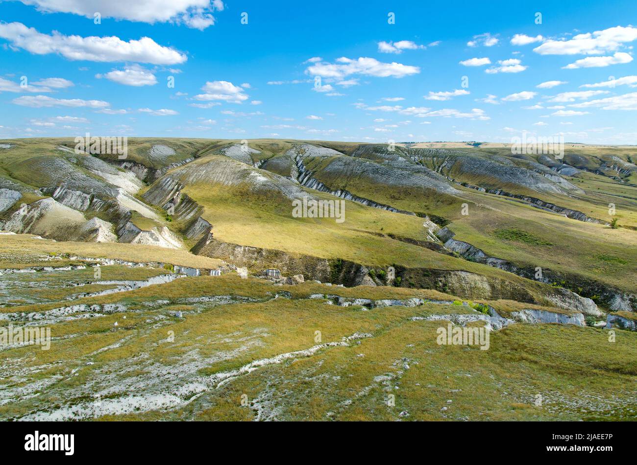 Chalk Mountain Nature Park Don, Volgograd region, Russia Stock Photo ...