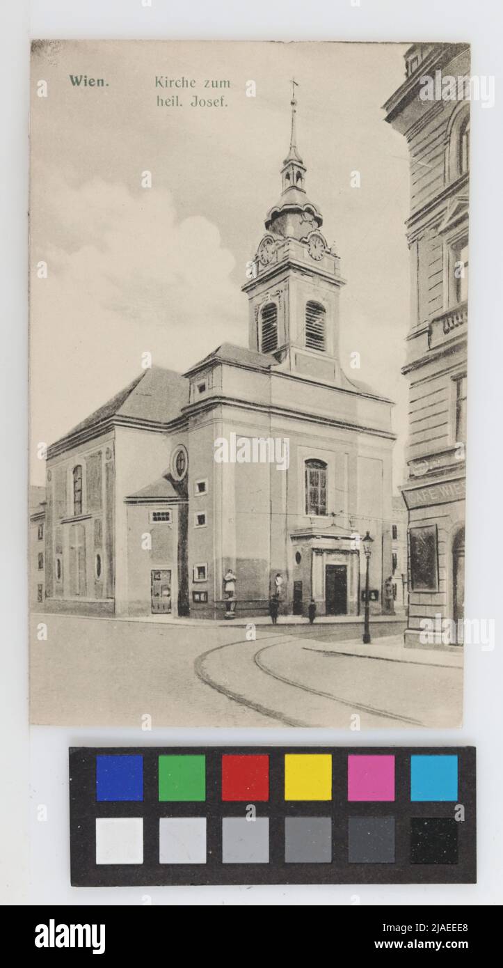 5th, Schönbrunner Straße at 50 - Josefskirche, postcard. Brothers Kohn ...