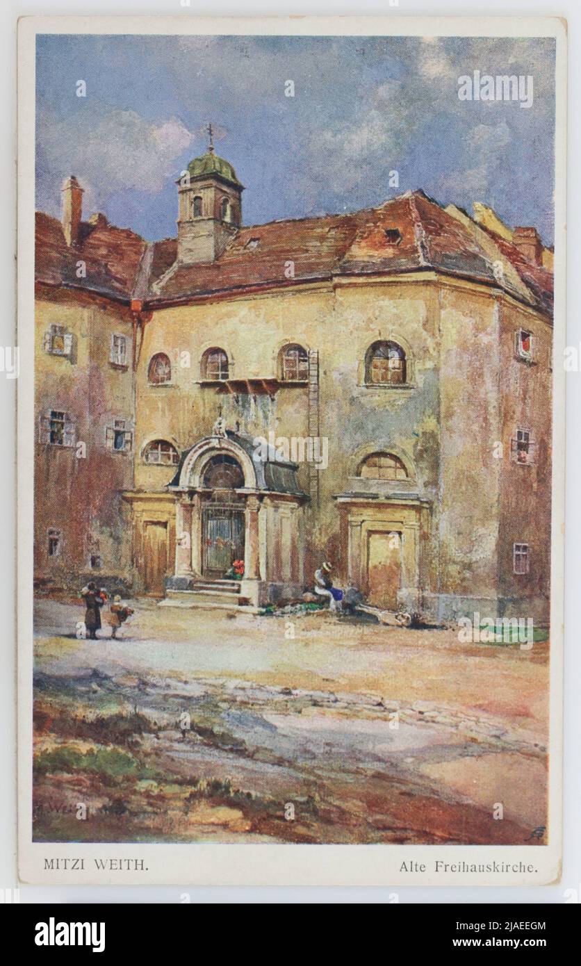 Old Freihauskirche. ". W. R. B. & Co. (Wiener Rotophot-Gesellschaft ...