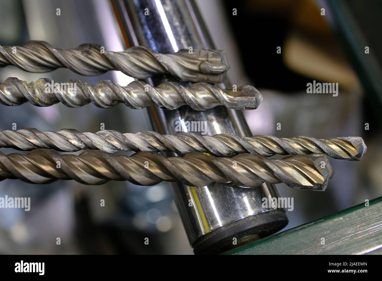 Drill Bits in factory manufacturing workshop Stock Photo - Alamy