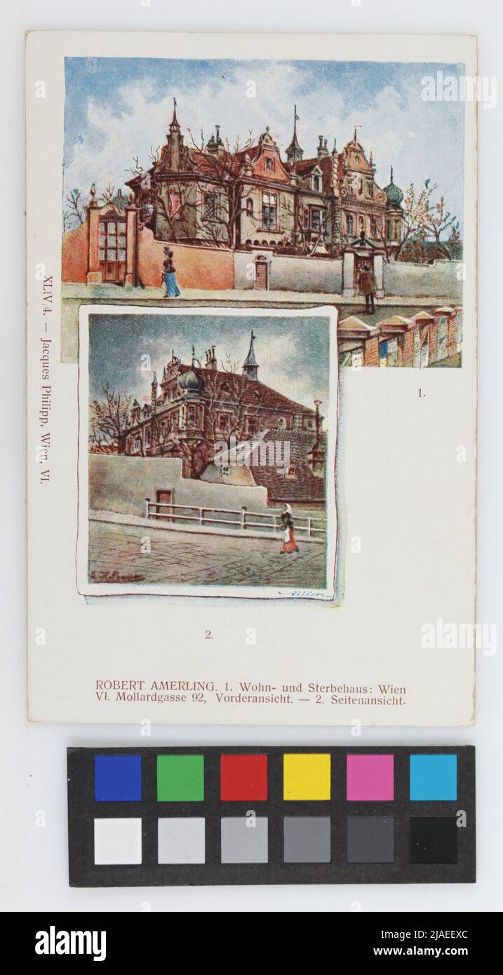 Robert Amerling. 1. Residential and death [...] ". After: Ludwig ...