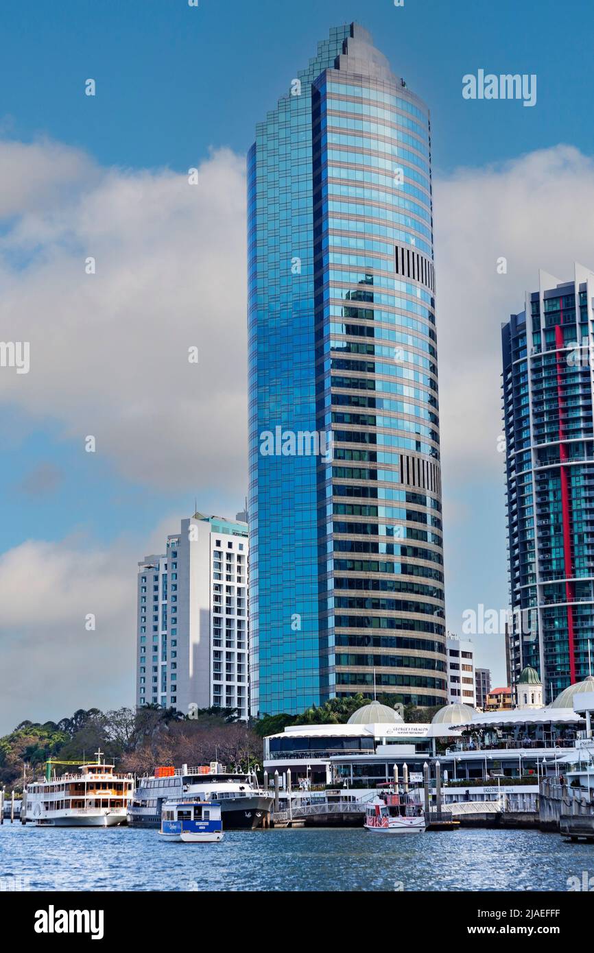 Brisbane Australia / Waterfront Place Office Building and the Brisbane ...