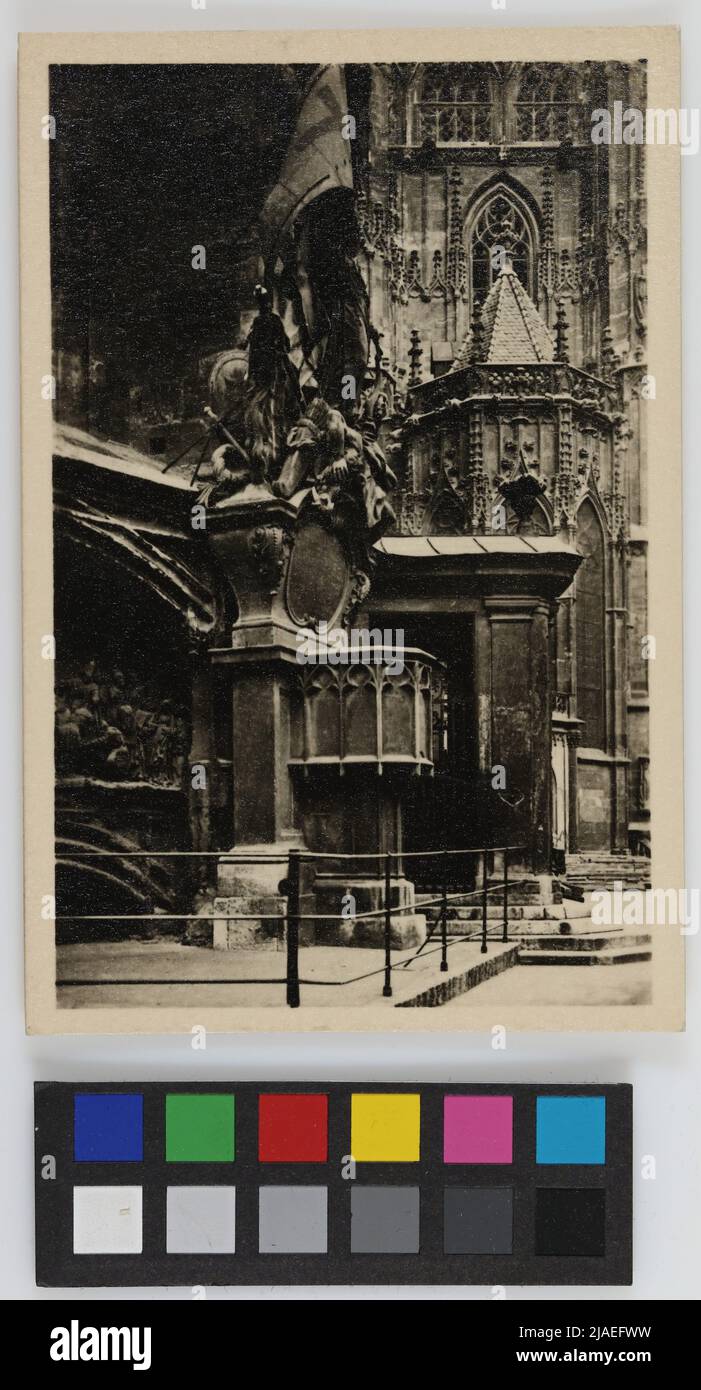 1., Stephansdom - north side - Capistran pulpit, postcard. Kilophot (K ...