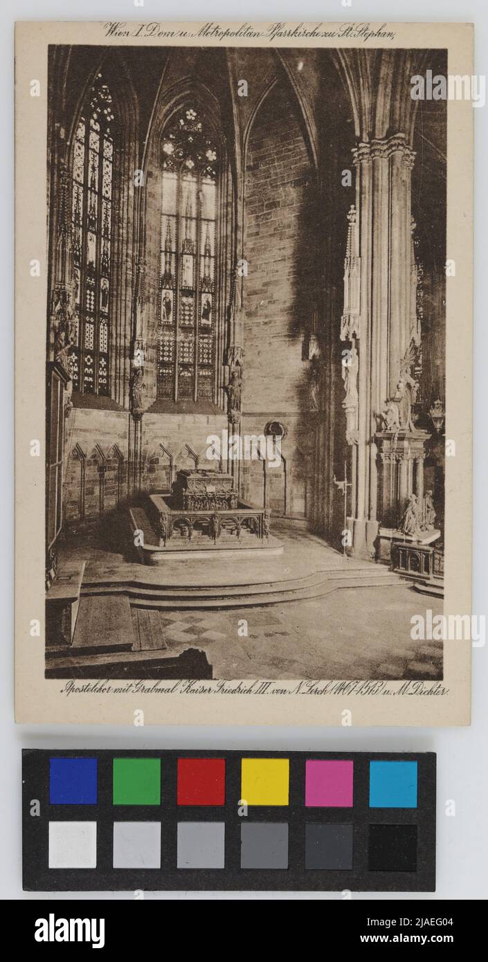 1st, Stephansdom - inside - apostle choir with tomb emperor Friedrich ...