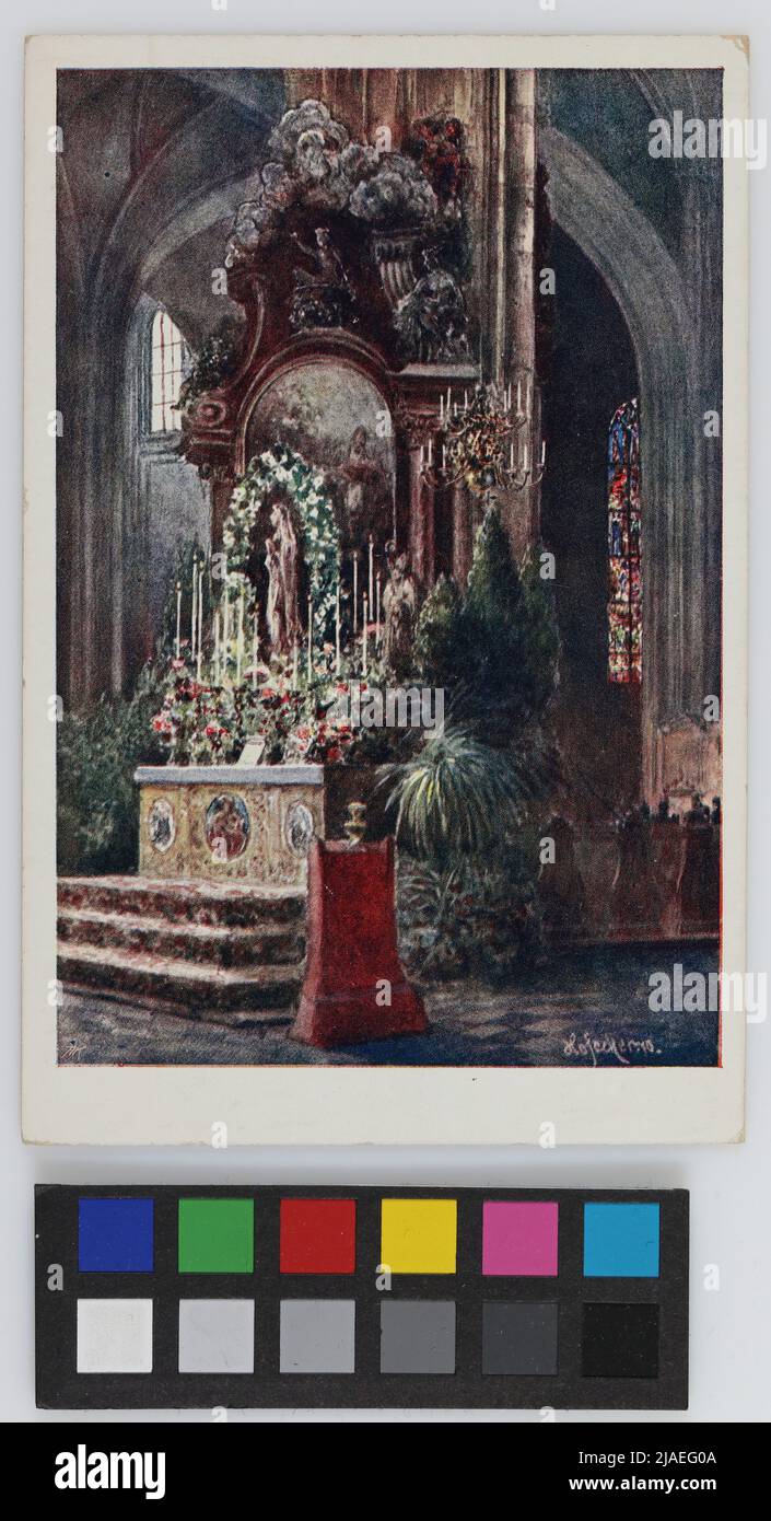 1., Stephansdom - inside - Marien altar, postcard. Brothers Kohn KG (B ...