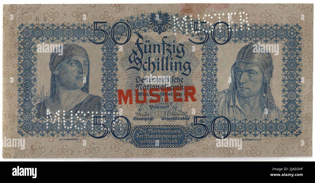 50 schilling banknote hi-res stock photography and images - Alamy