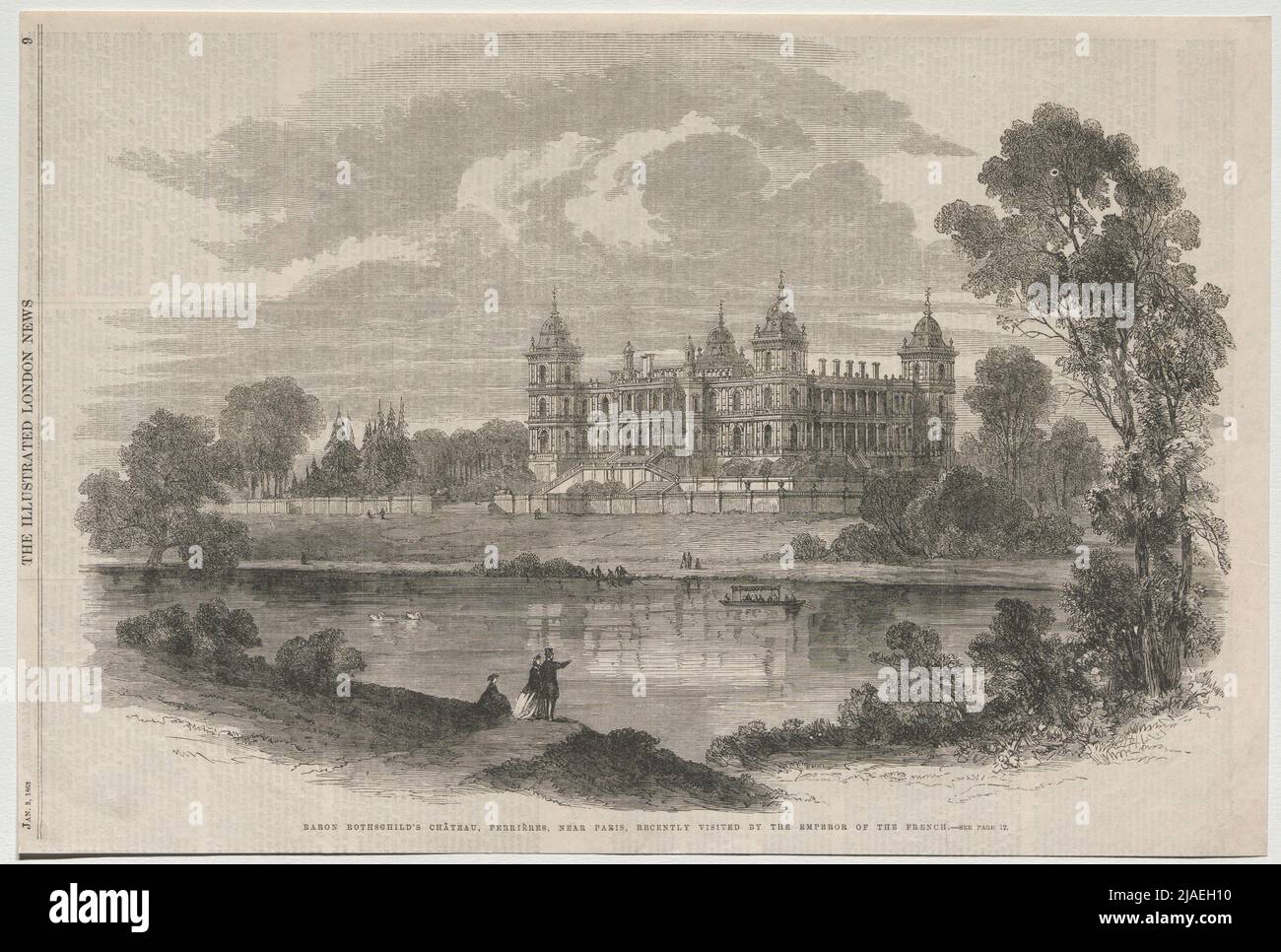 Baron Rothschild's Château, Ferriéres, Near Paris, Recently Visited by ...