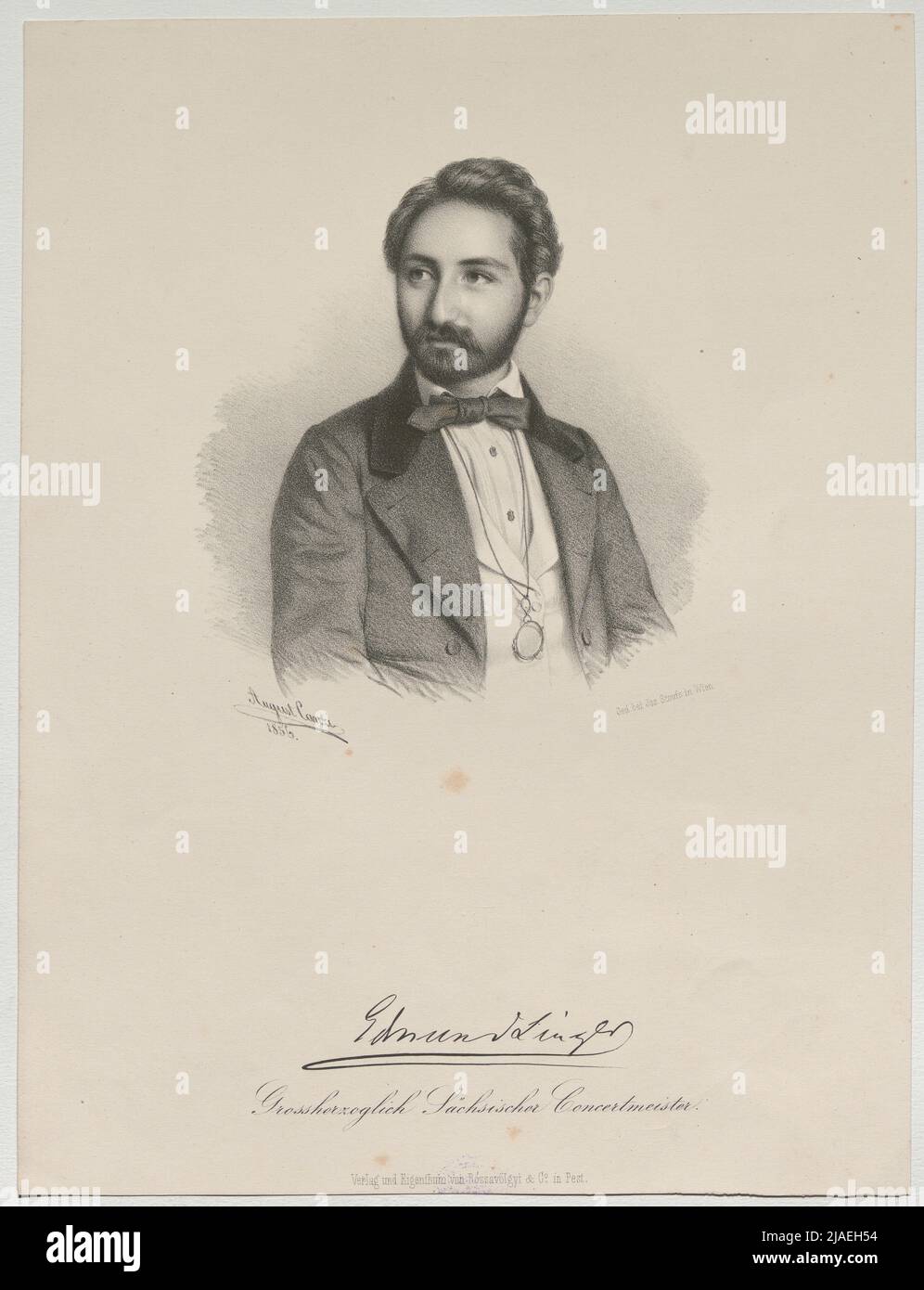 Edmund Singer Grand Duchy Saxon Concertmeister Stock Photo - Alamy