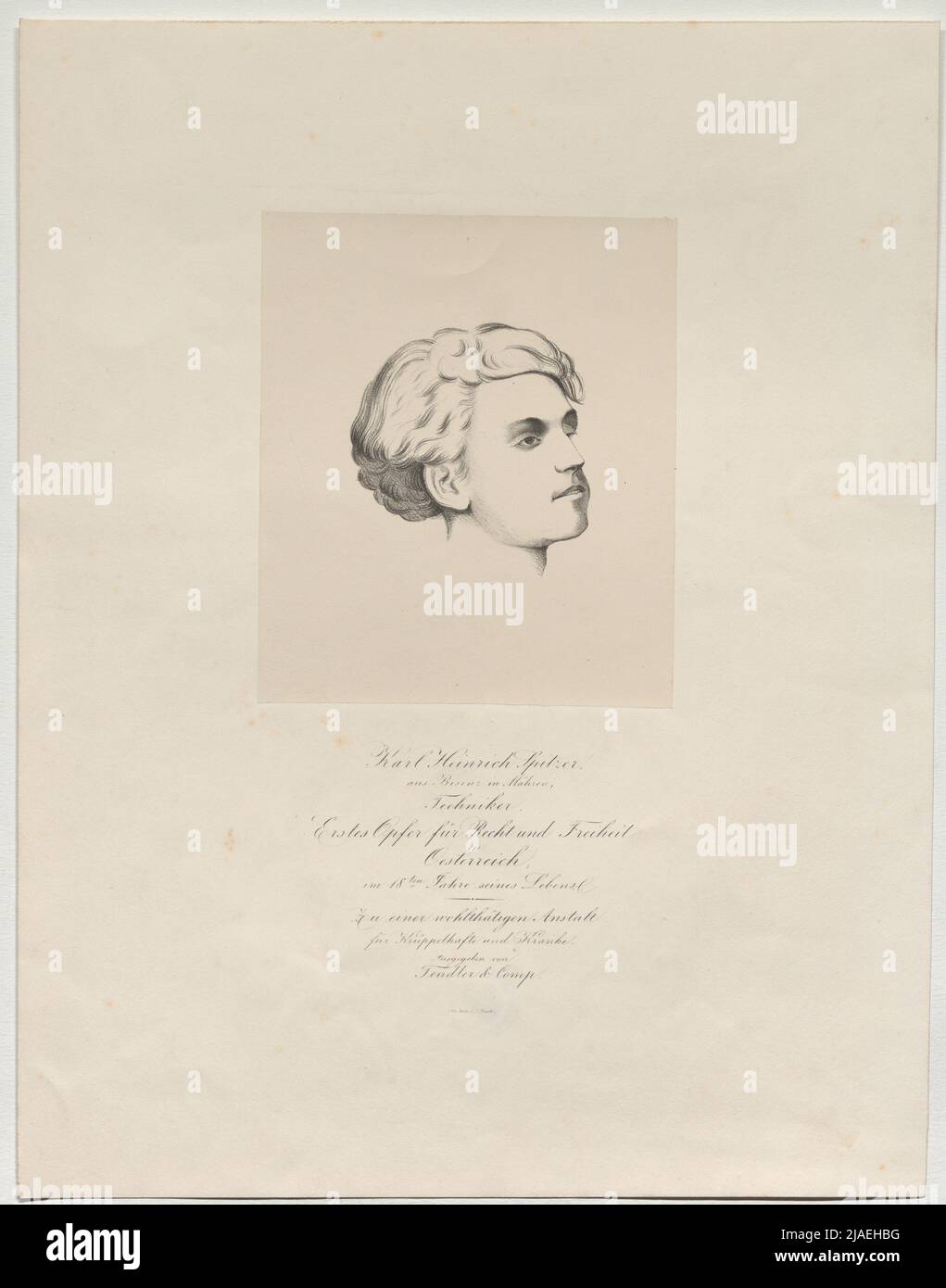 Karl Heinrich Spitzer, from Bisenz in Moravia, technician. First victim ...