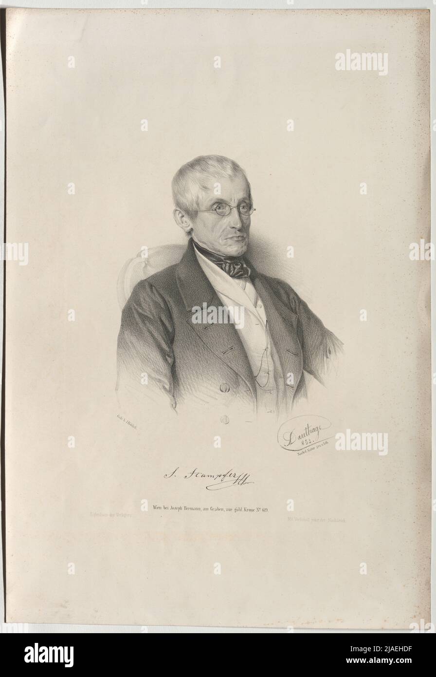 S. Stampfer ". Simon Stampfer, mathematician and geodät. Adolf Dauthage ...