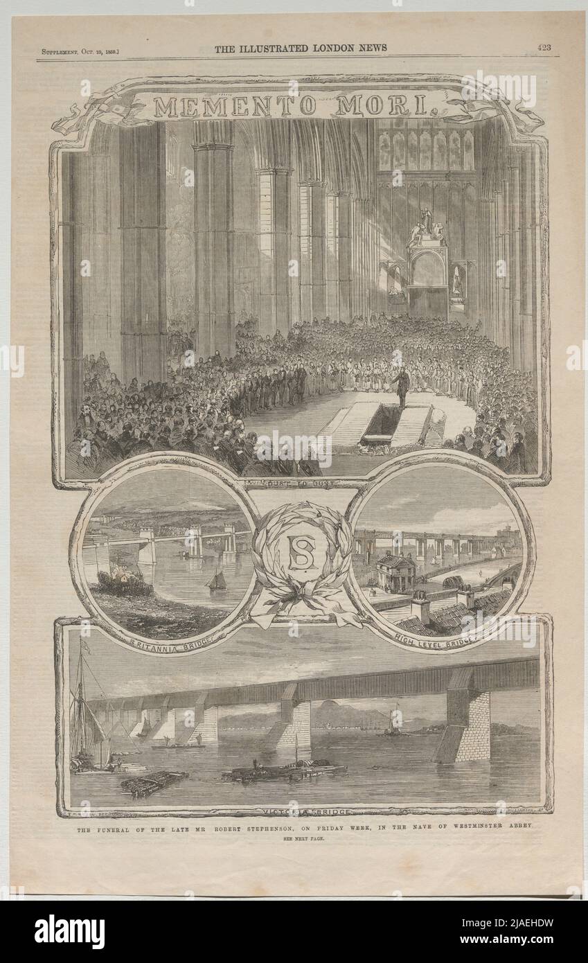 The Funeral of the Late Mr Robert Stephenson, On Friday Week, in the ...