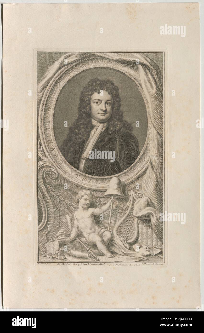 Sr. Richard Steele. ". Richard Steele, Irish writer. Jakob Houbraken ...