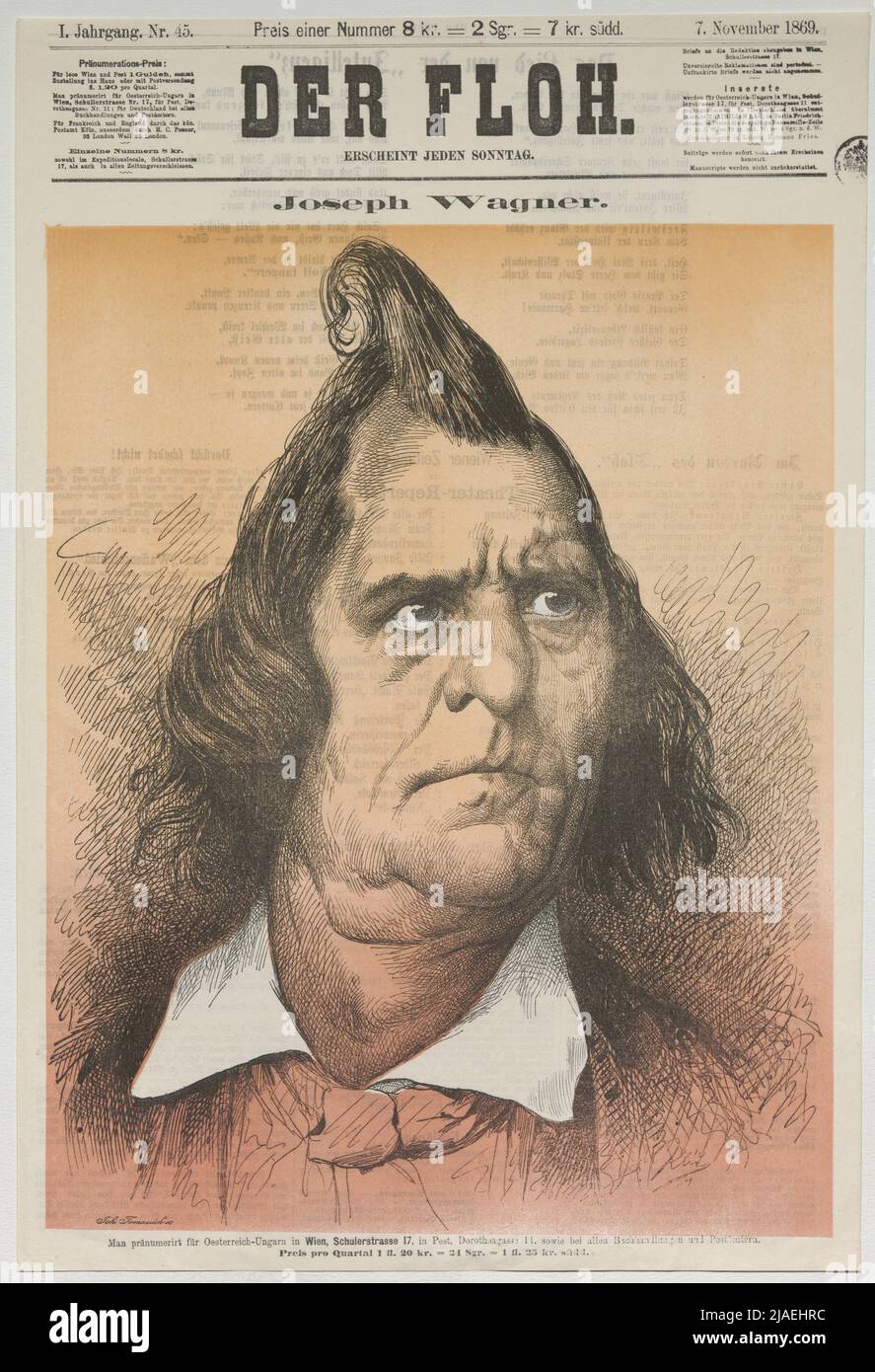 Joseph Wagner. ". Actor Joseph Wagner (title page of" Der Floh "). Karl ...