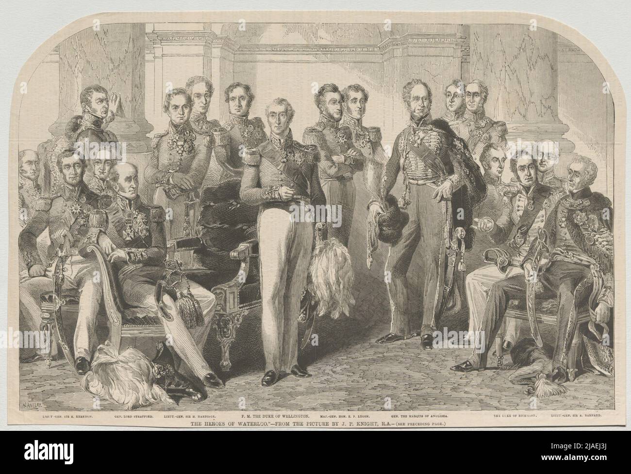 The Heroes of Waterloo. Lieut-gen sir e.kerrison; Gen Lord Strabord ...