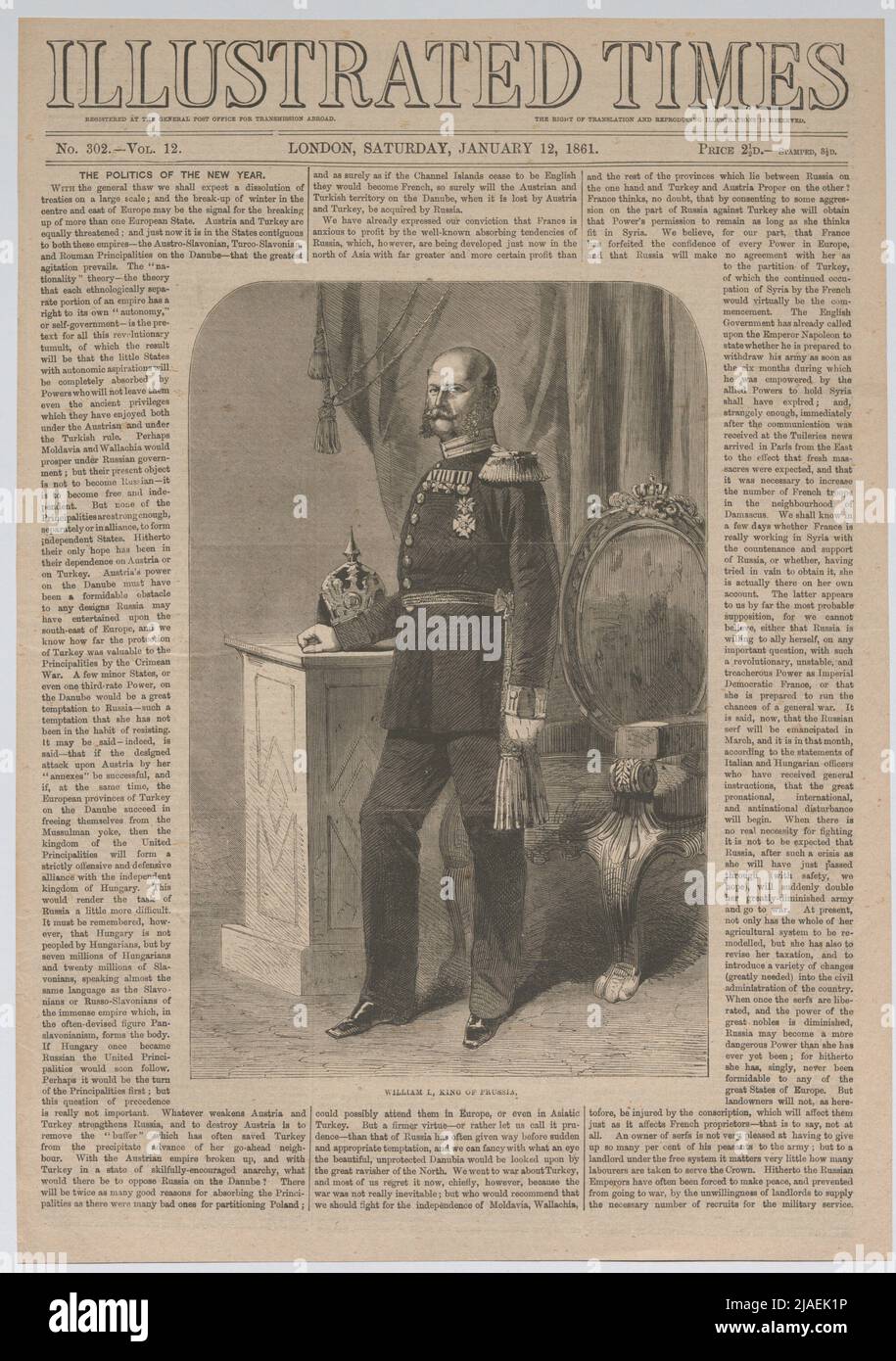 William I., King of Prussia. ". Wilhelm I., King of Prussia, (later ...