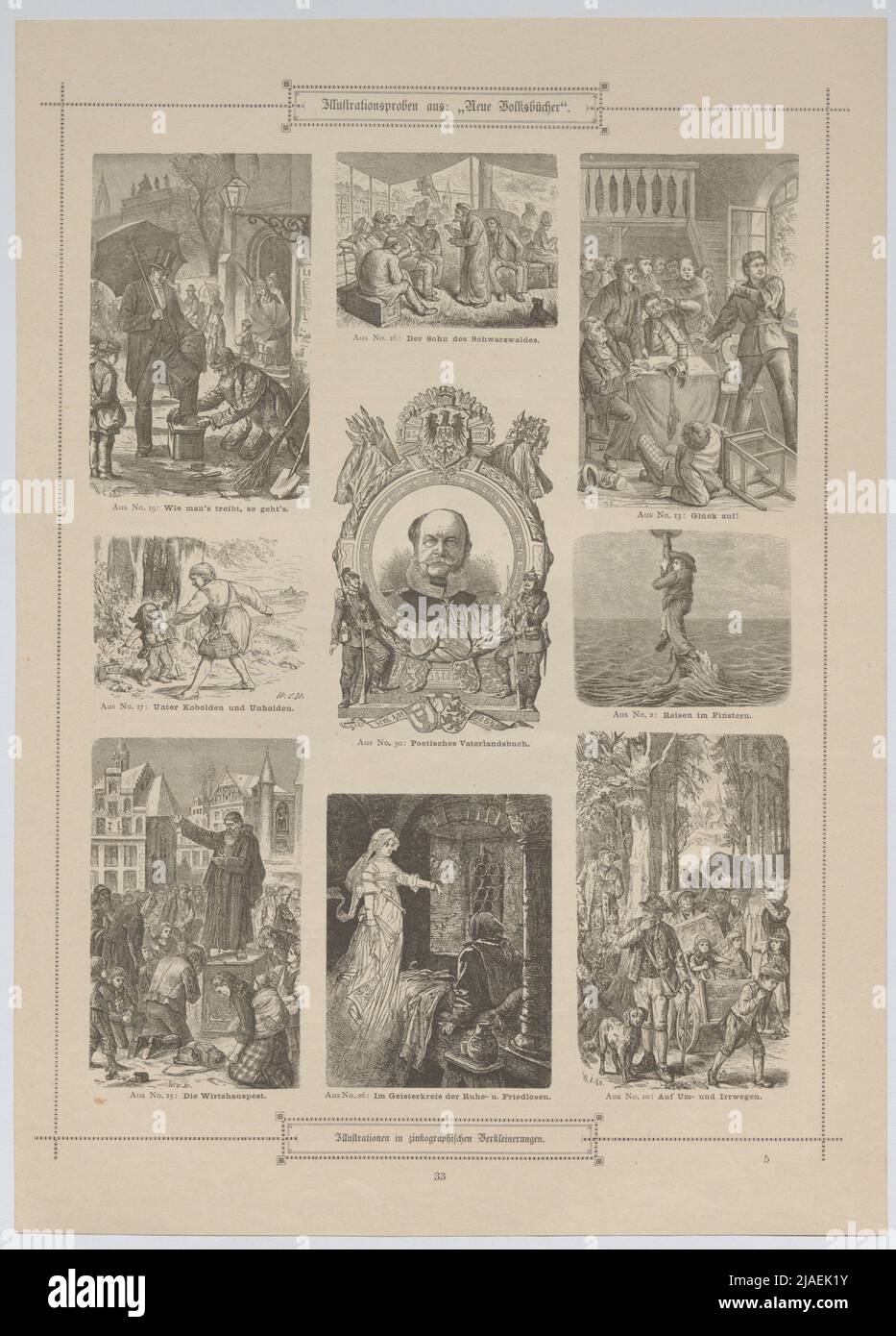 Illustration samples from "new people's books". ". Illustration samples ...