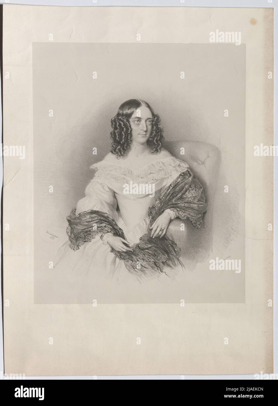 Maria Countess Wimpffen born B. Eskeles, (...) born March 2, 1802, died ...