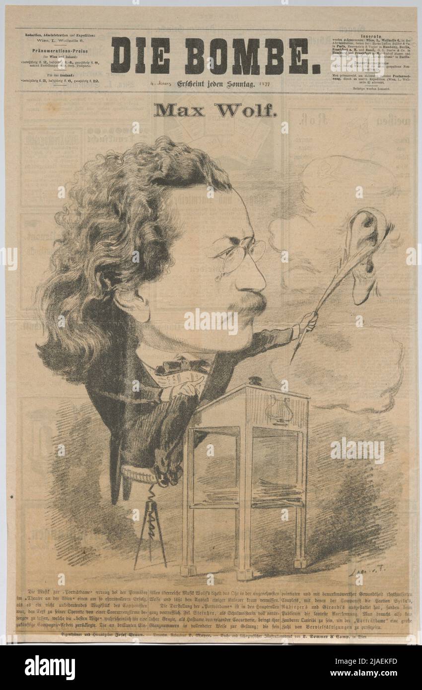 Max Wolf. ". The music of the composer Max Wolf tickles the ear (title ...