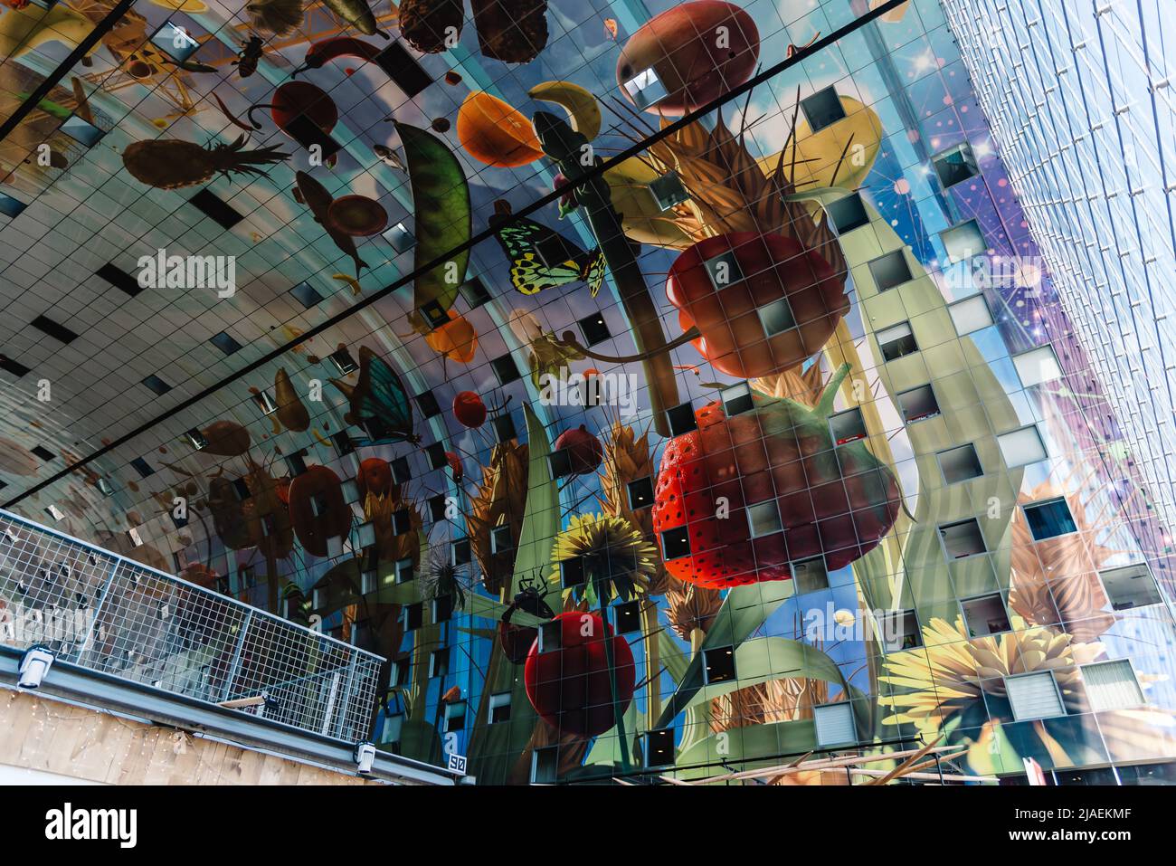 Rotterdam, Netherlands - May 8, 2022: Markthal Rotterdam Building by ...