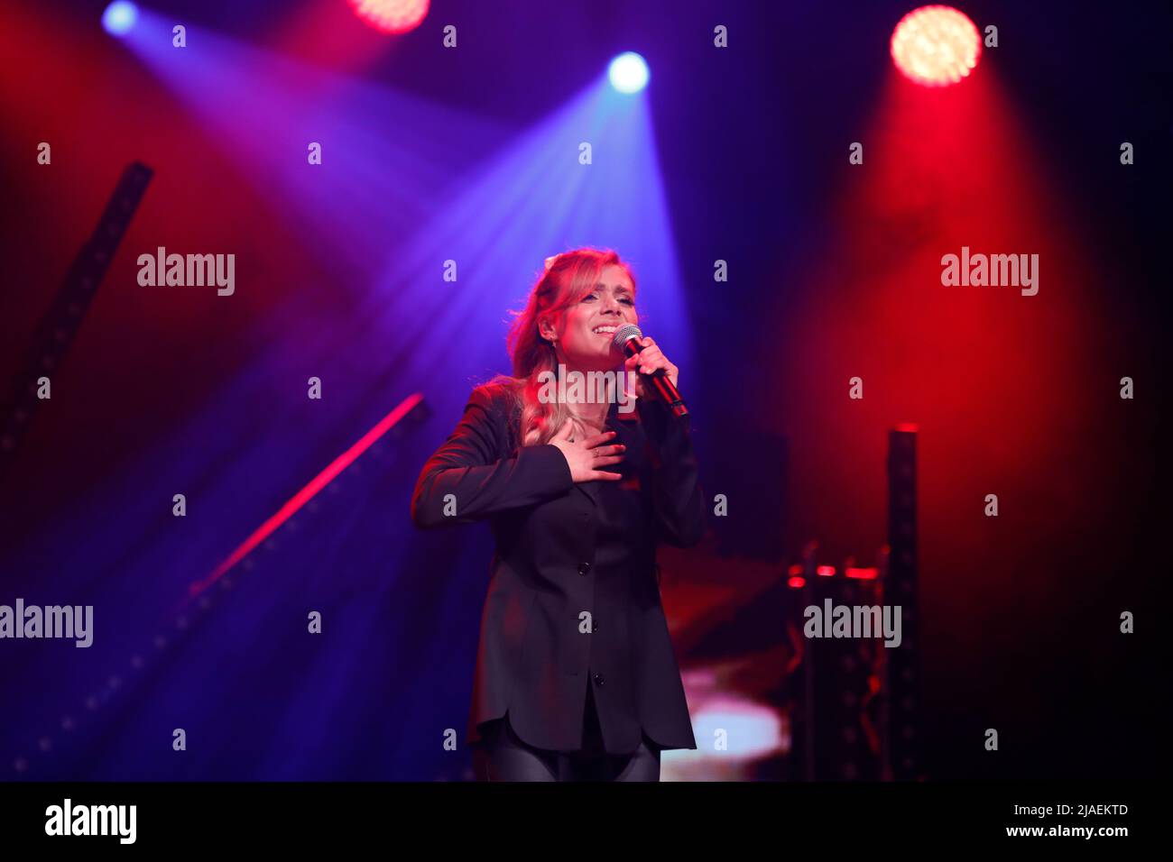 Marie Wegener bei einem Live Auftritt im Messepark Löbau. Löbau,28.05. ...