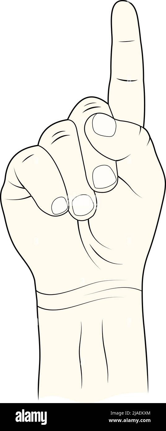 Pointer finger index finger hi-res stock photography and images - Alamy