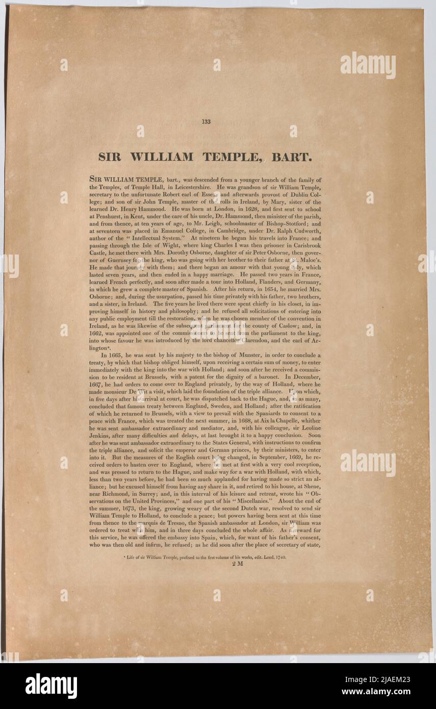 Diplomat william temple hi-res stock photography and images - Alamy