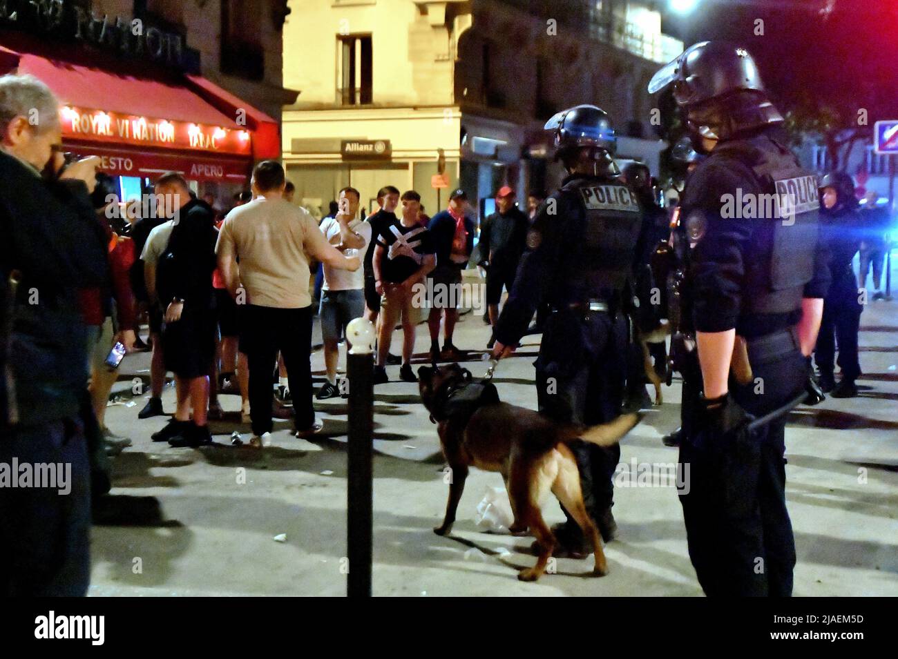 Football fans photo police hi-res stock photography and images - Alamy