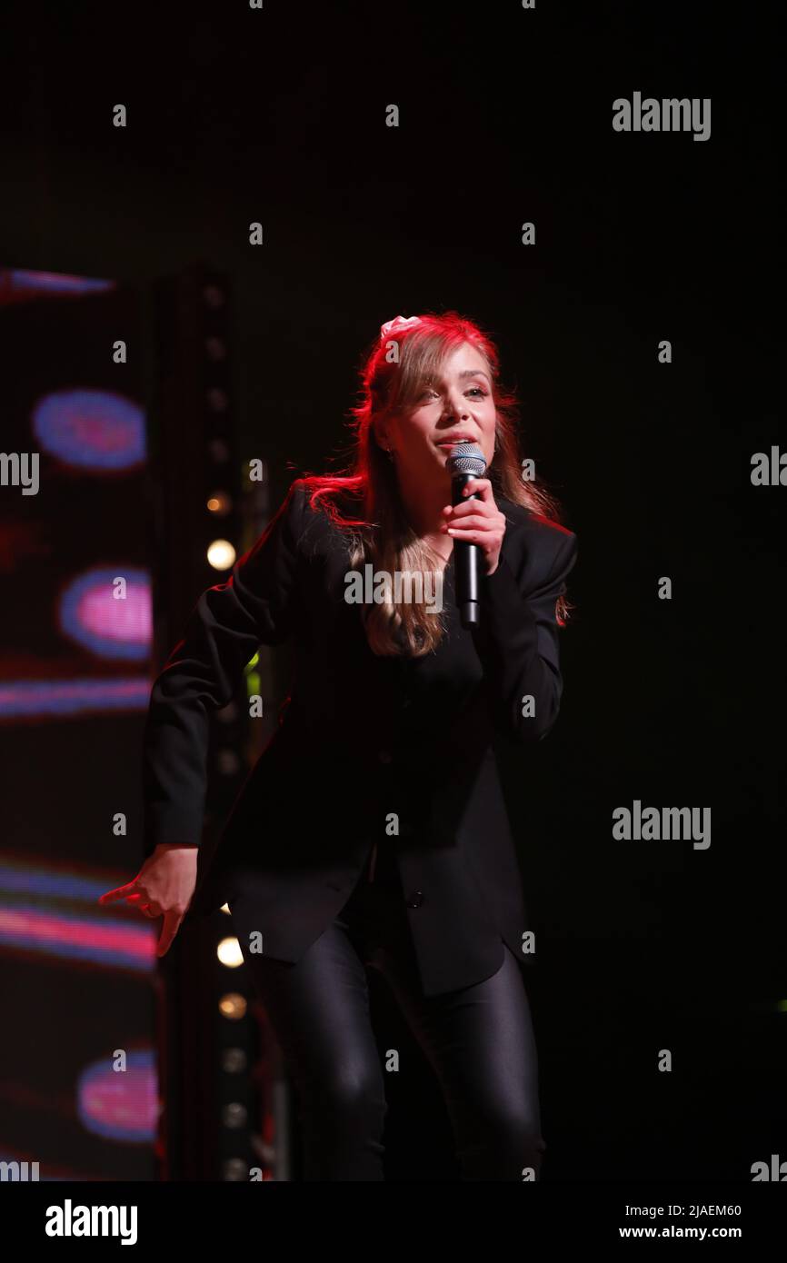 Marie Wegener bei einem Live Auftritt im Messepark Löbau. Löbau,28.05. ...