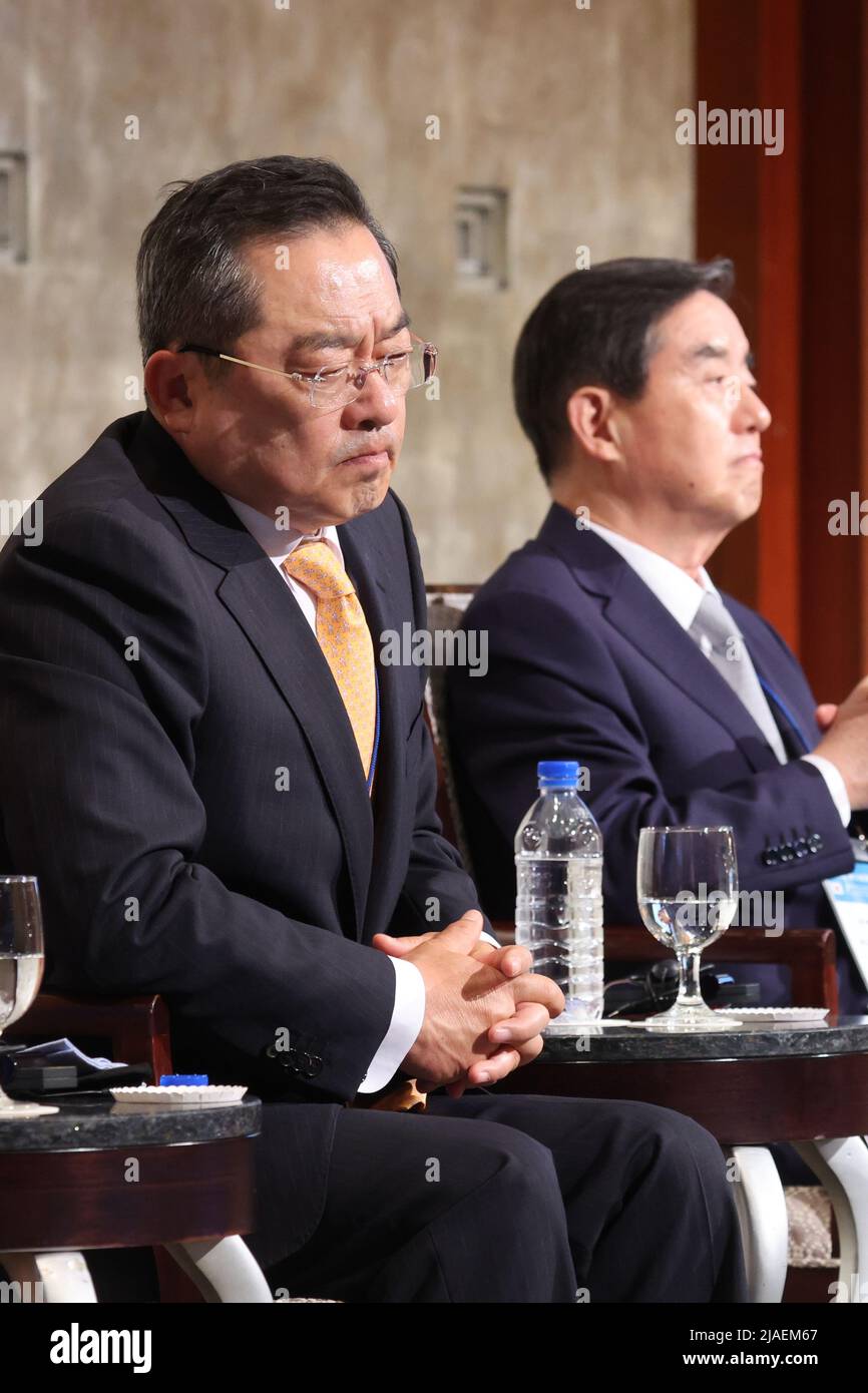 30th May, 2022. Meeting of S. Korean, Japanese businessmen Christopher ...