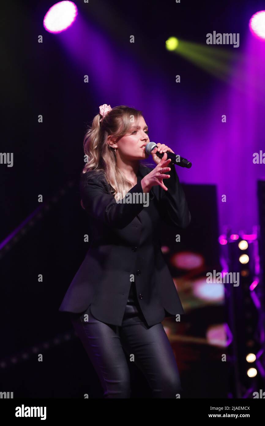 Marie Wegener bei einem Live Auftritt im Messepark Löbau. Löbau,28.05. ...