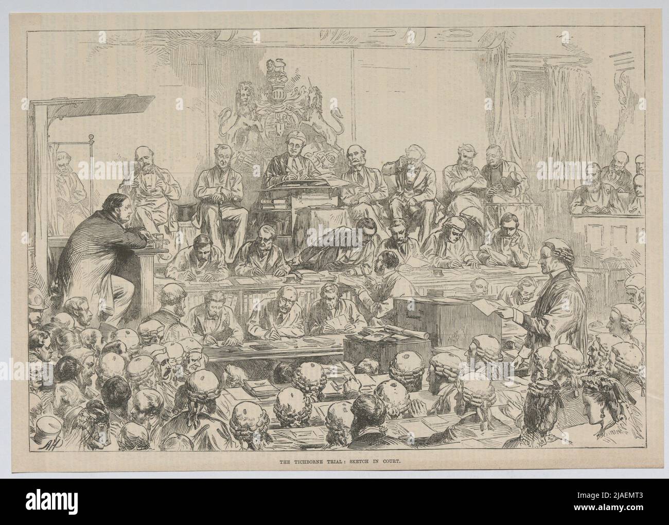 The Tichborne Trial: Sketch in Court. ". The Tichborne process; from ...