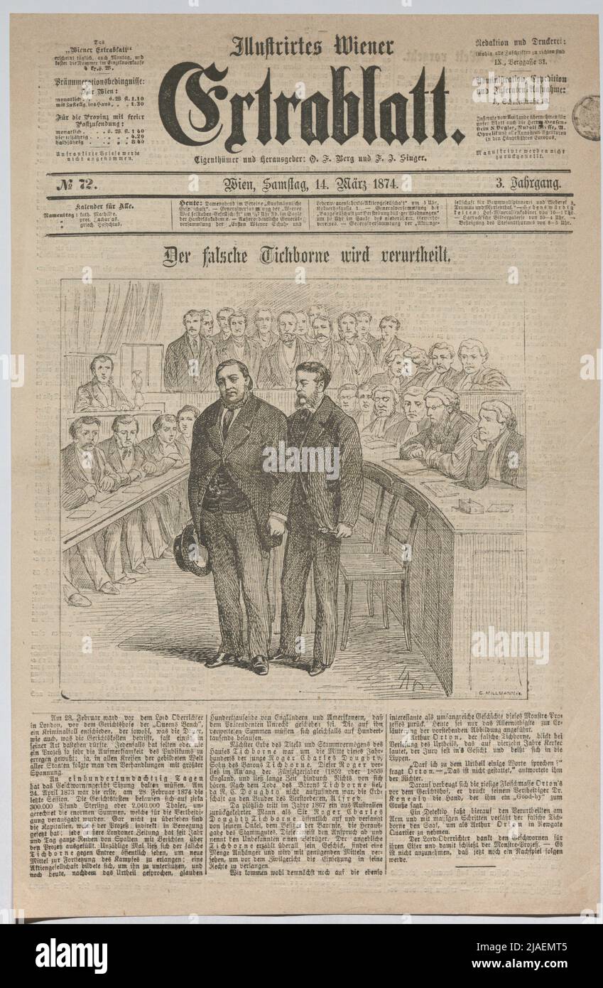 The false Tichborne is judged. ". The wrong Roger Tichborne (= Arthur ...