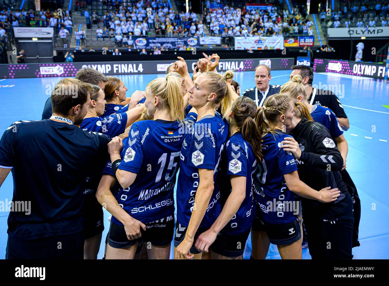 Stuttgart, Germany. 28th May, 2022. Handball, Women: DHB Cup, Thüringer ...