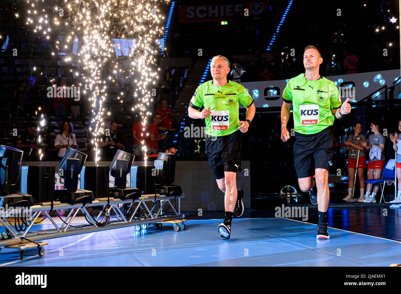 Stuttgart, Germany. 28th May, 2022. Handball, Women: DHB Cup, Thüringer ...