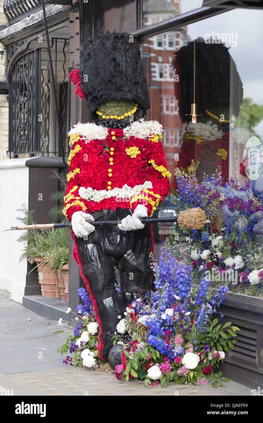 Chelsea in bloom flower displays in London Stock Photo - Alamy
