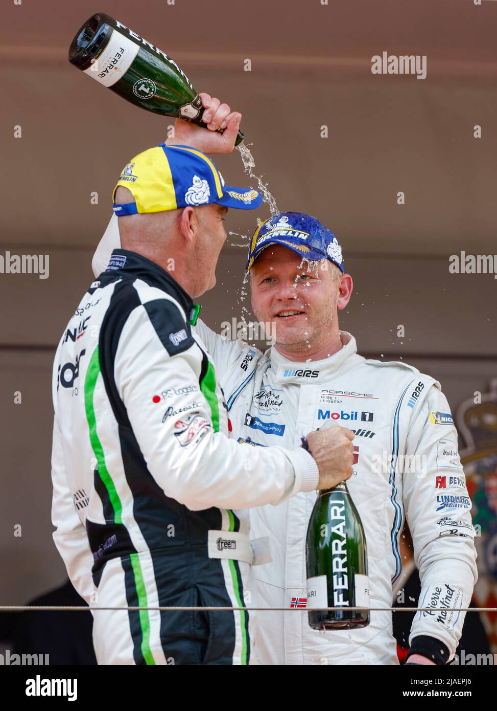 #15 Philipp Sager (A, Dinamic Motorsport SRL), #21 Roar Lindland (N ...