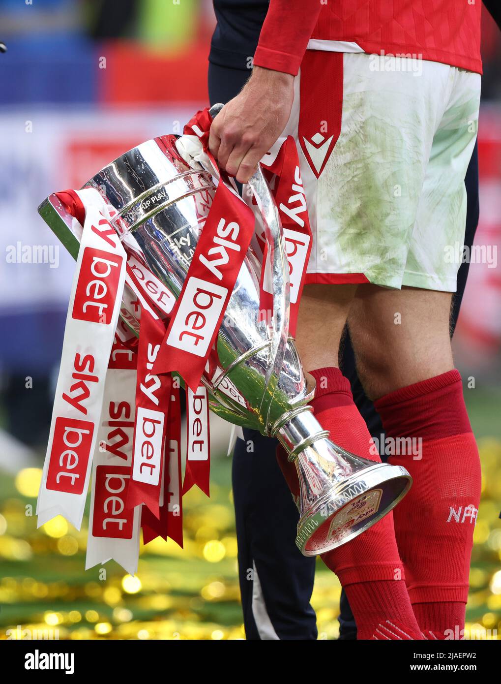 Championship play off trophy hi-res stock photography and images - Alamy