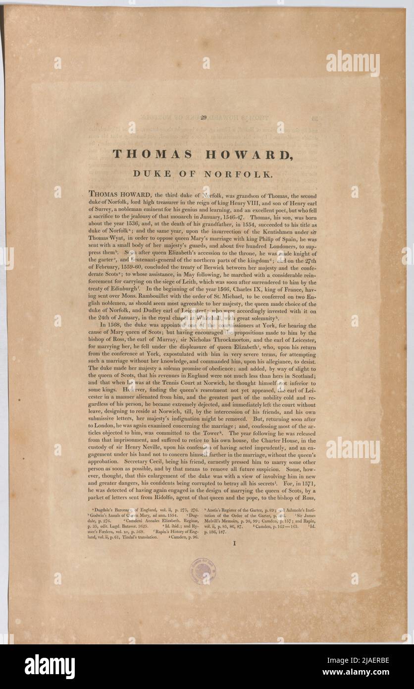 Thomas howard duke of norfolk hi-res stock photography and images - Alamy