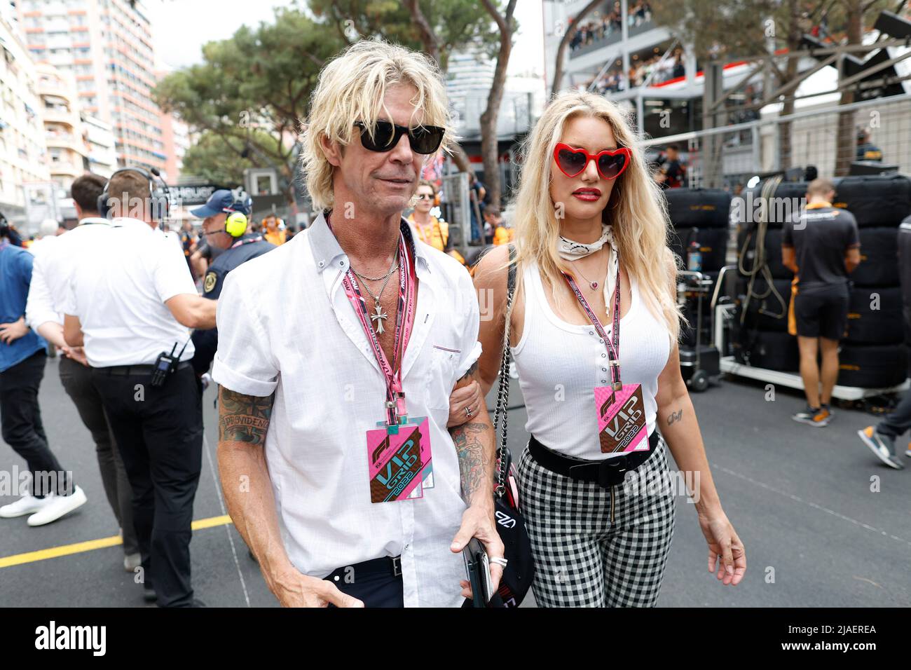 Monte-Carlo, Monaco. 29th May, 2022. Duff McKagan (Guns n' Roses) with ...