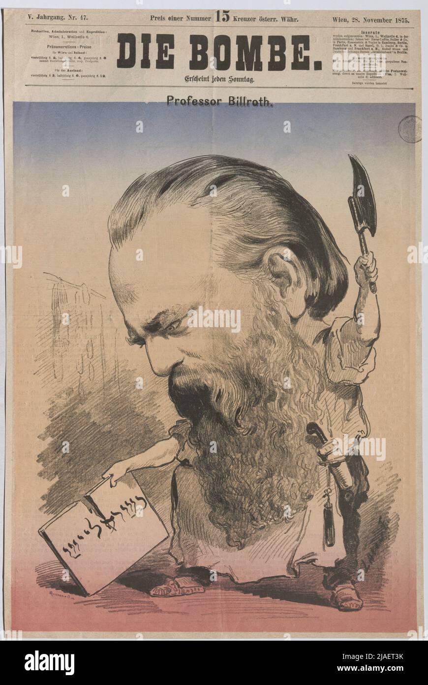 Professional Billroth (Title sheet Von "Die Bombs"). László Freesay ...